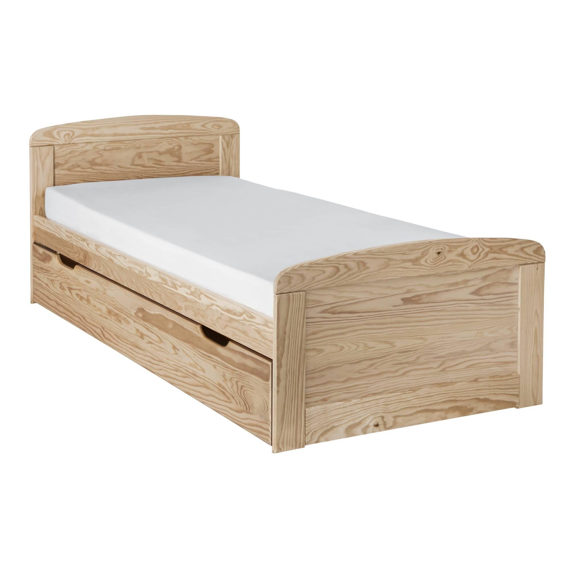 Lit gigogne enfant pin massif Iris ESAT LE HAMEAU--Naturel | Leroy Merlin