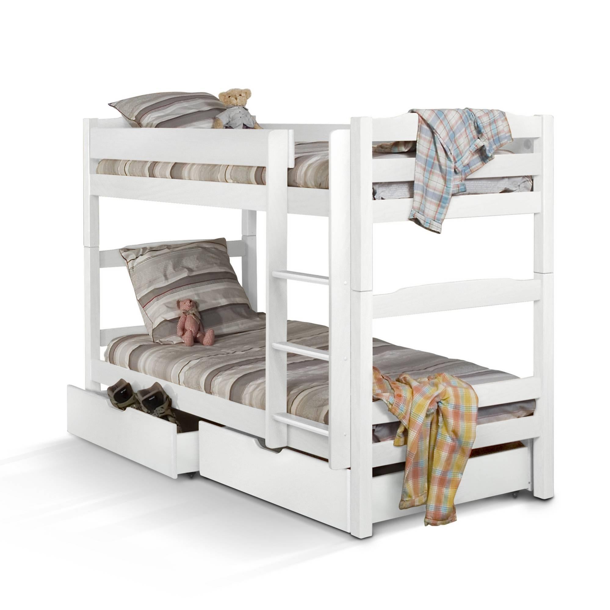 Lits superposés séparables Iris+ lot de 2 tiroirs ESAT LE HAMEAU ...