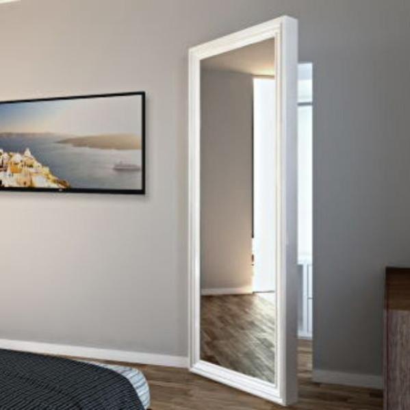 Porta Con Specchio e Cornice Barocca 90x210 TIRARE SINISTRA | Leroy Merlin