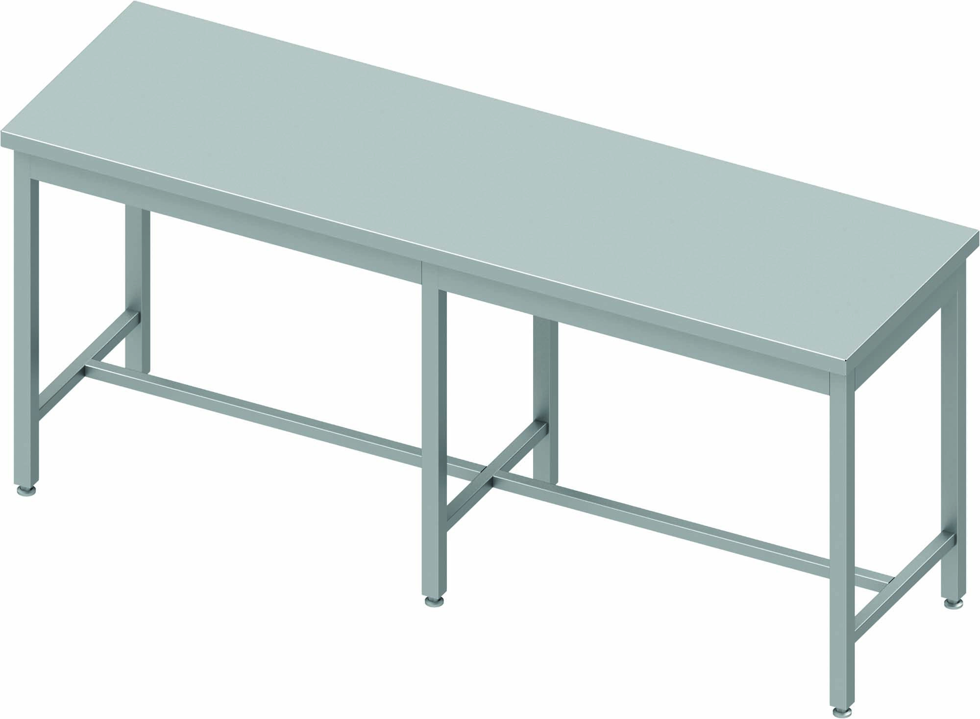 Table Inox Professionnelle Centrale - Profondeur 800 - Stalgast | Leroy ...