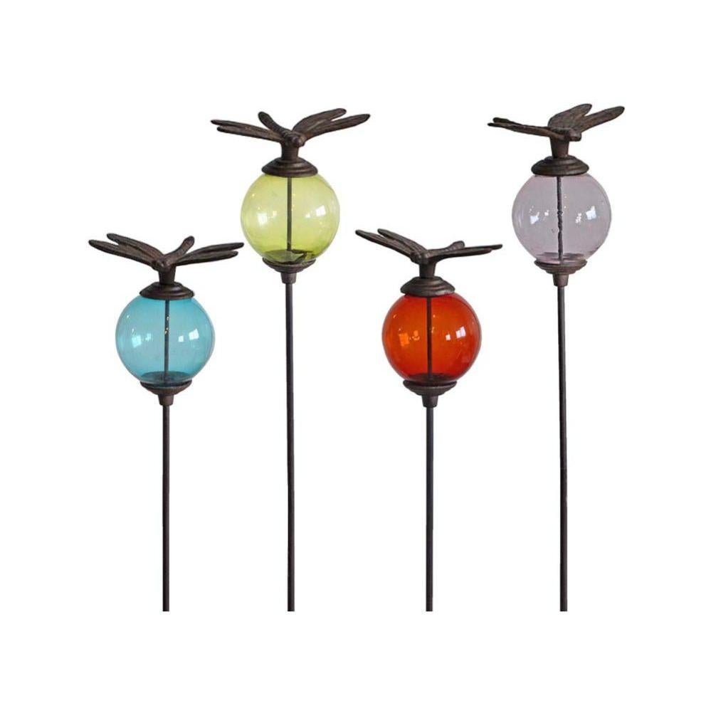 Set di 4 paletti con palline colorate Libellule | Leroy Merlin