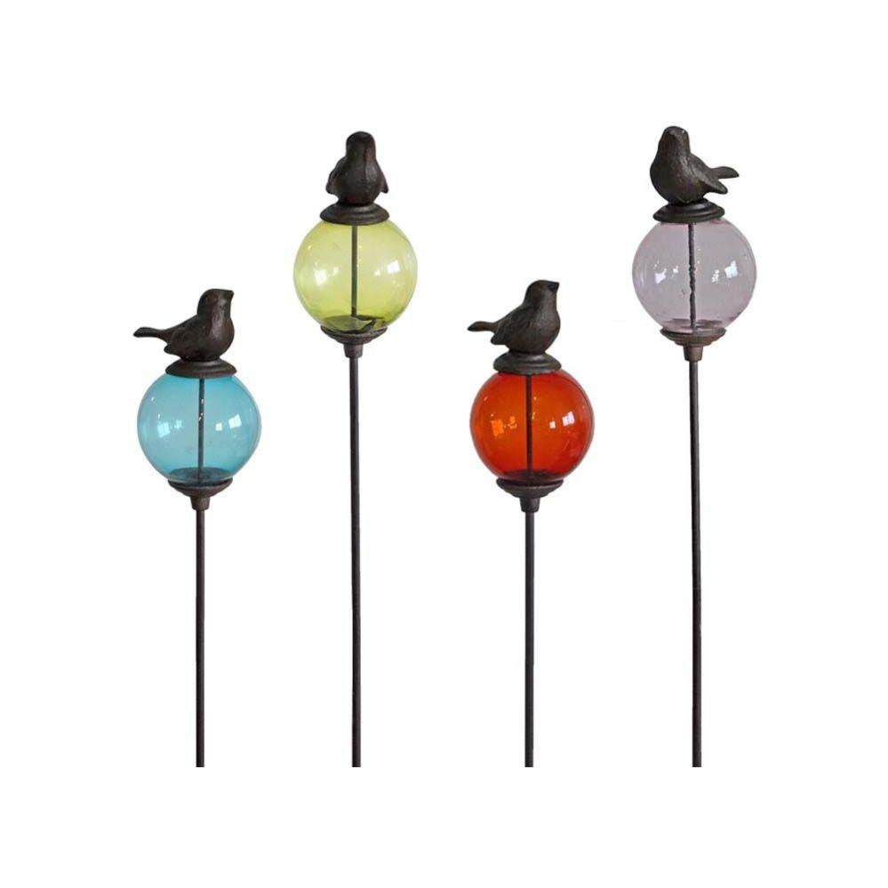 Set di 4 palline colorate Animali Uccelli Coda Bassa | Leroy Merlin