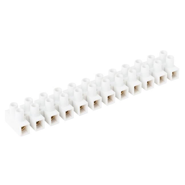 Barrette de connexion 16 mm² 12 plots - Blanc | Leroy Merlin