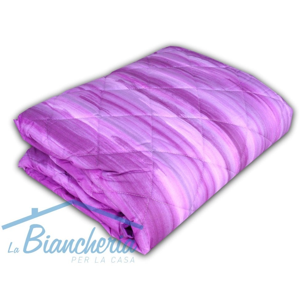 Couvre Lit MatelassÉ Laveno Fuchsia Single 1 Place Leroy Merlin