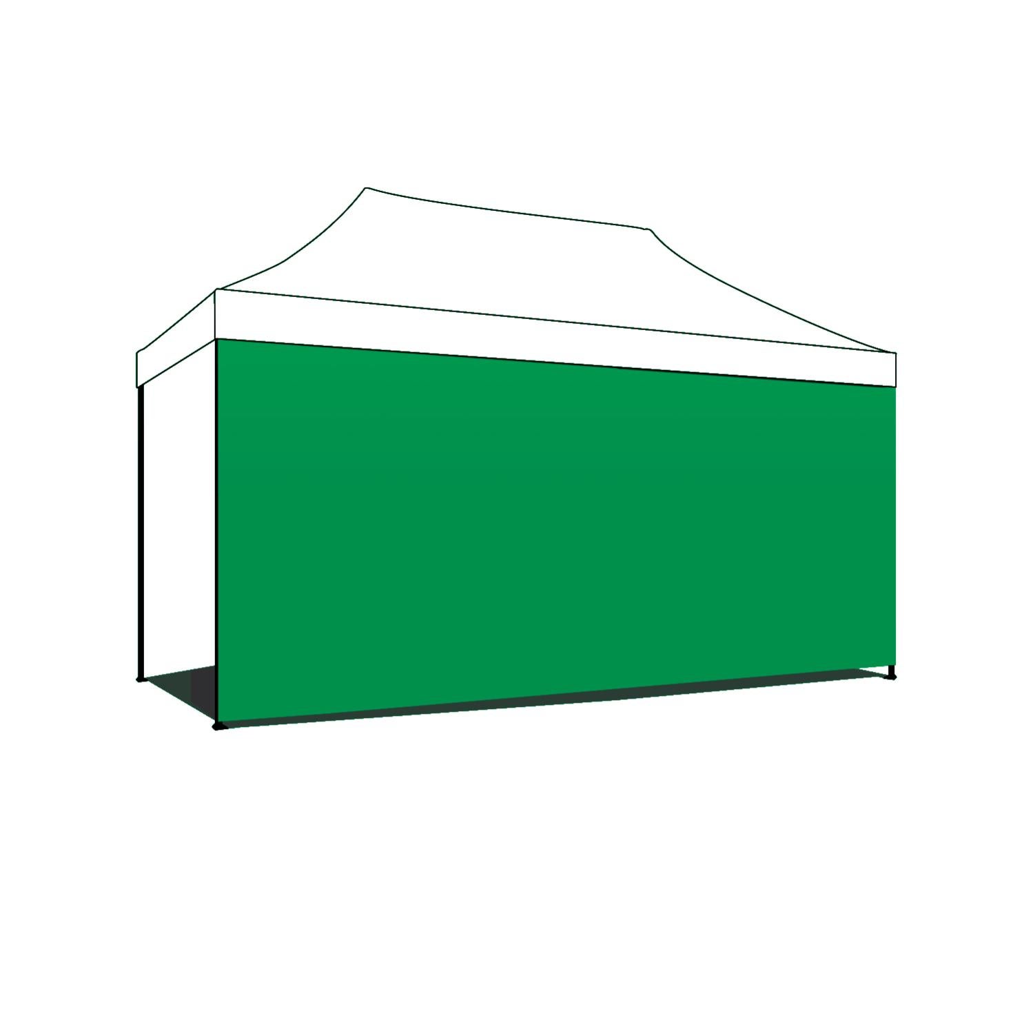 Telo laterale per gazebo da giardino 3X4,5 M. Telo con sistema a ...