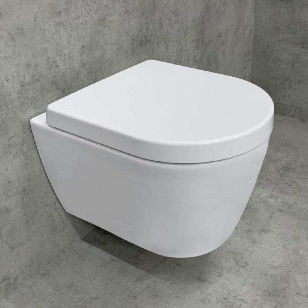 WC en céramique suspendu sans bride, fixation Durafix 37 x 40 x 48 cm ...
