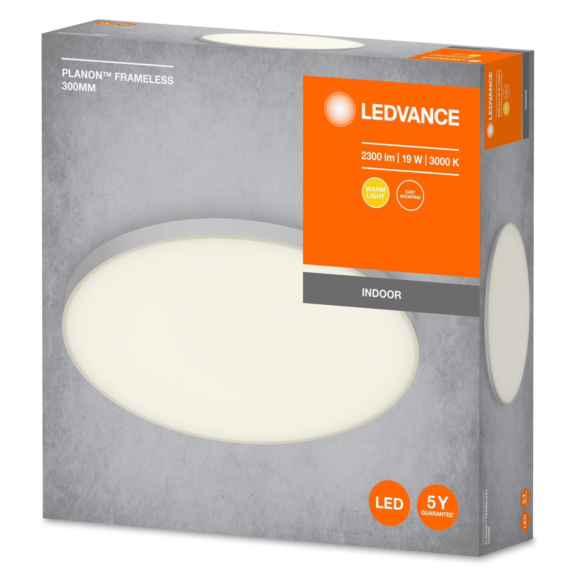LEDVANCE Panel-Luminaires LED LED pour plafond, PLANON™ Frameless / 19 ...