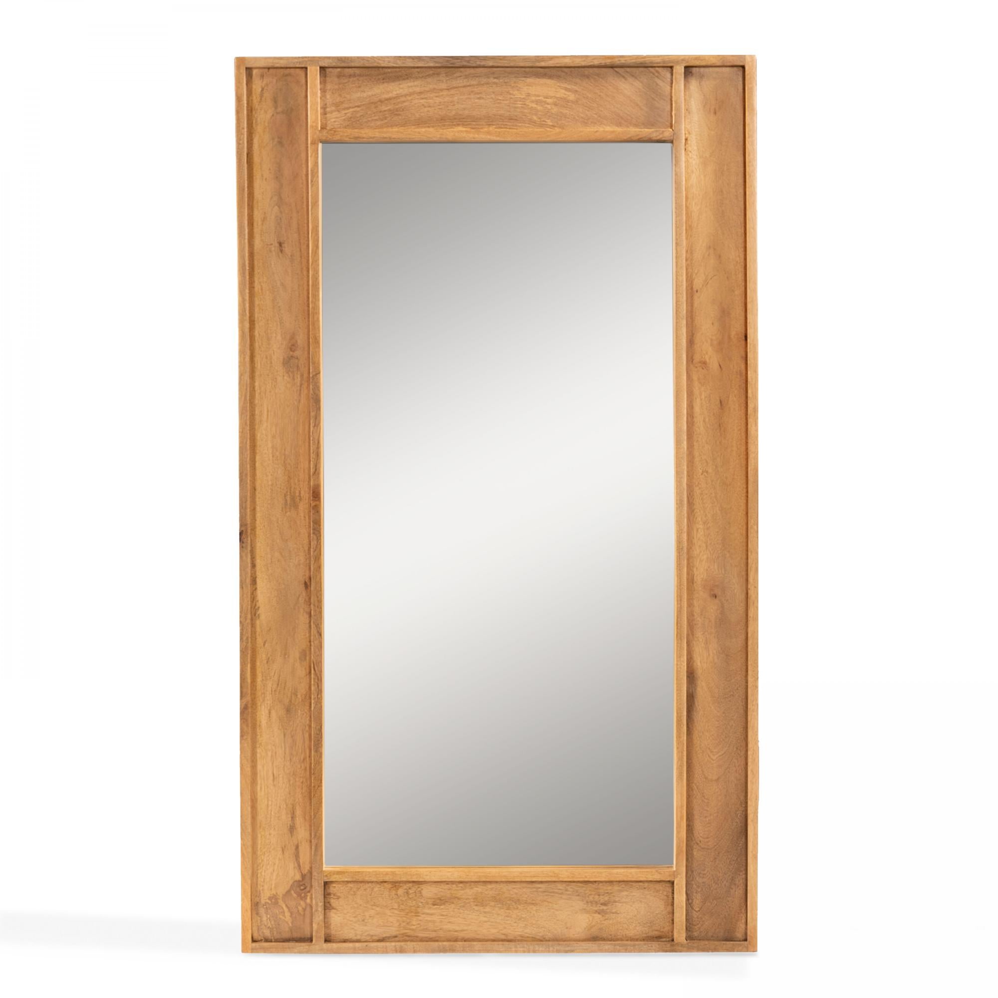 Espejo de madera de mango macizo | Leroy Merlin