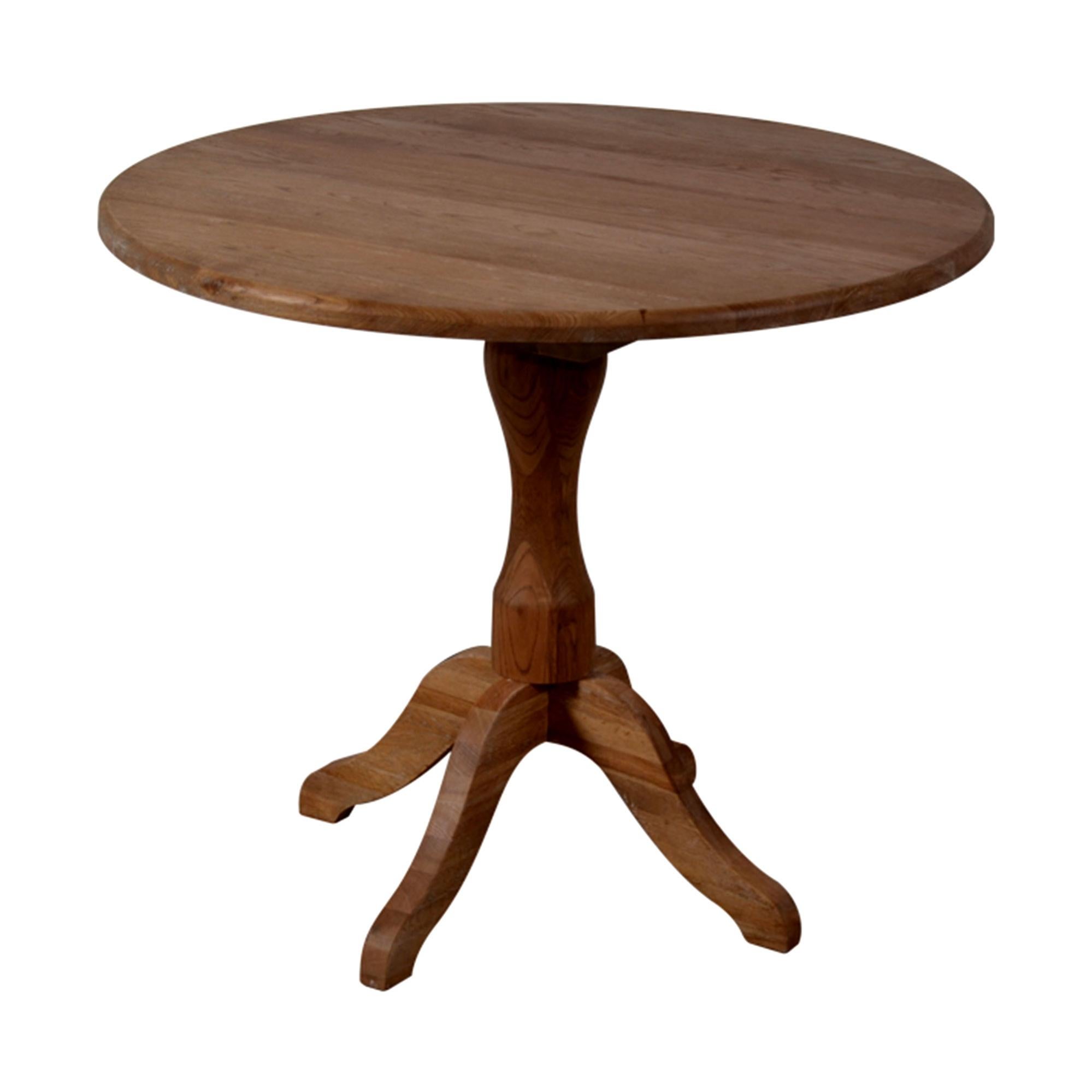 Table à manger ronde 90 cm en chêne - GINA | Leroy Merlin