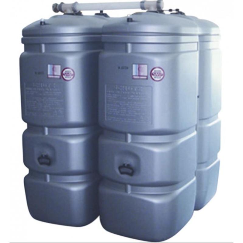 Depósito Gasóleo 1000 litros 142x66x169 cm con doble cubeta | Leroy Merlin