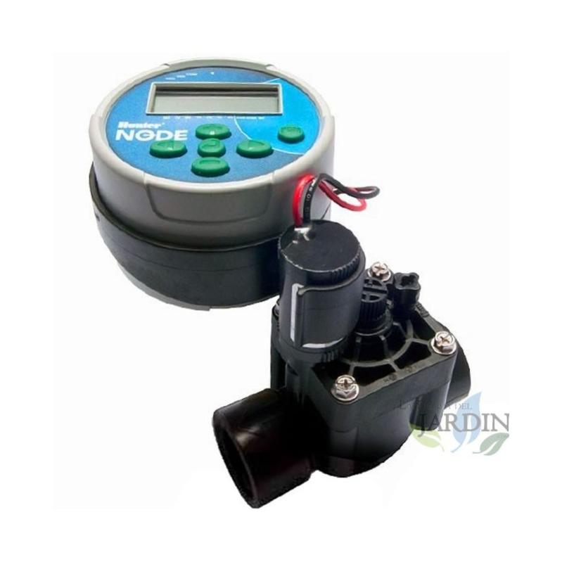 Programmatori per irrigazione a batteria NODE100 Hunter + Elettrovalvola PGV100 9V 1" | Leroy Merlin