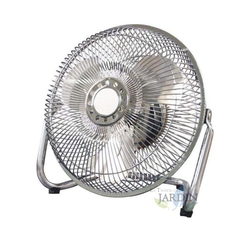 Ventilador de suelo metalico 9" 38W 3 velocidades | Leroy Merlin