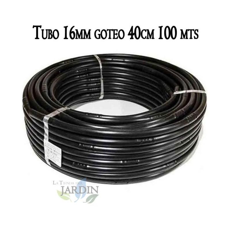 Tubo per irrigazione a goccia da 16 mm 40 cm nero, 100 metri | Leroy Merlin