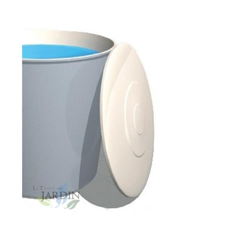 Tapadera depósito poliéster 98 cm, 500 litros circular fibra de vidrio ...