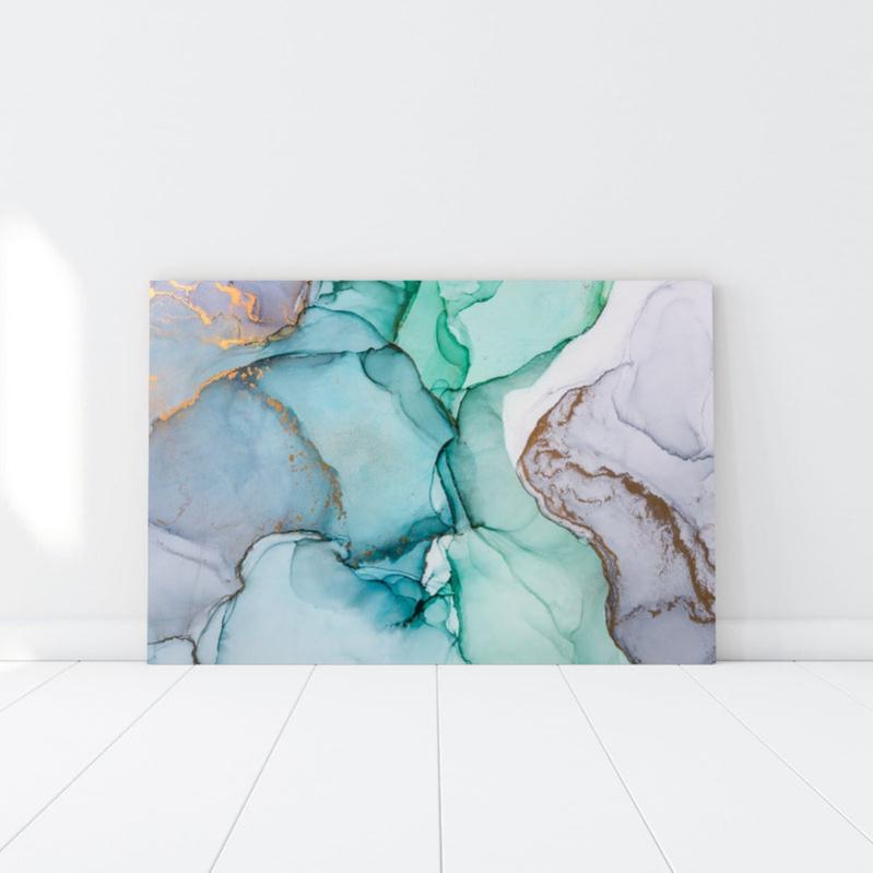 Marble Paper Mixed "60x40cm" tableau décoration murale salon, tableau ...