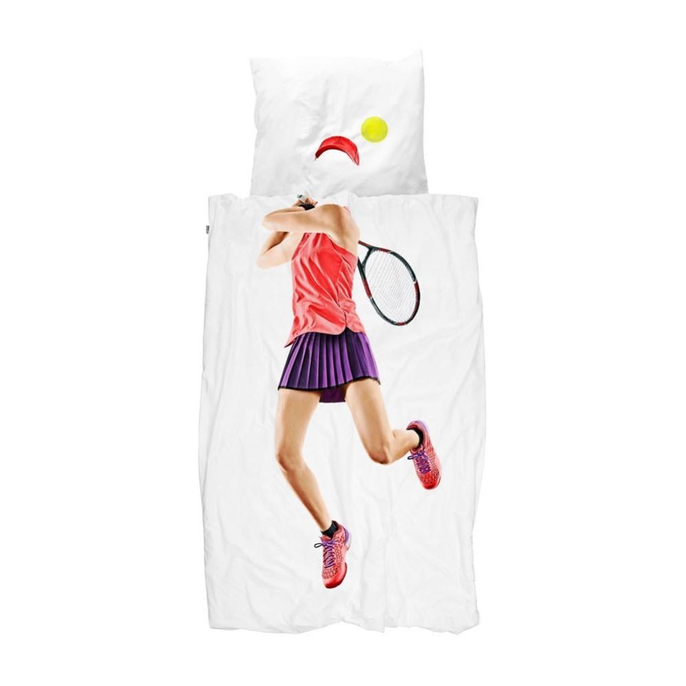 Parure de lit Tennis Pro Light - 1 personne 140x200 cm - SNURK | Leroy ...