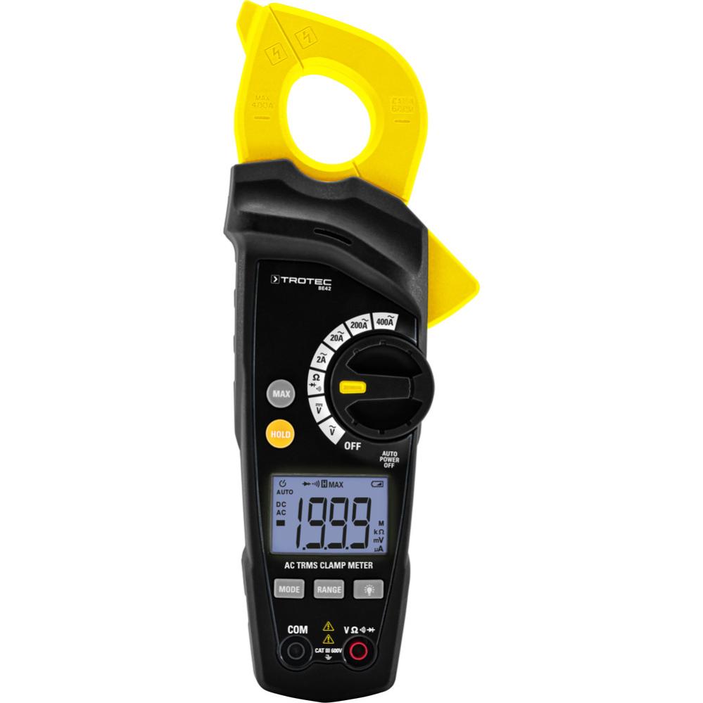 TROTEC Pince ampèremétrique RMS réel BE42 multimètre mesure de tension ...