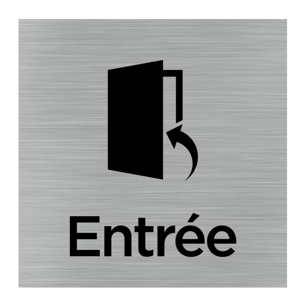 Pictogramme Entrée (Q1016) Matière Aluminium | Leroy Merlin
