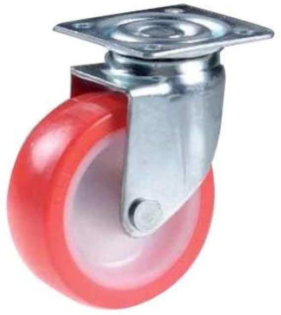 - RUOTA PIROETTANTE IN POLIURETANO CON PIASTRA 47X47 D.50mm | Leroy Merlin