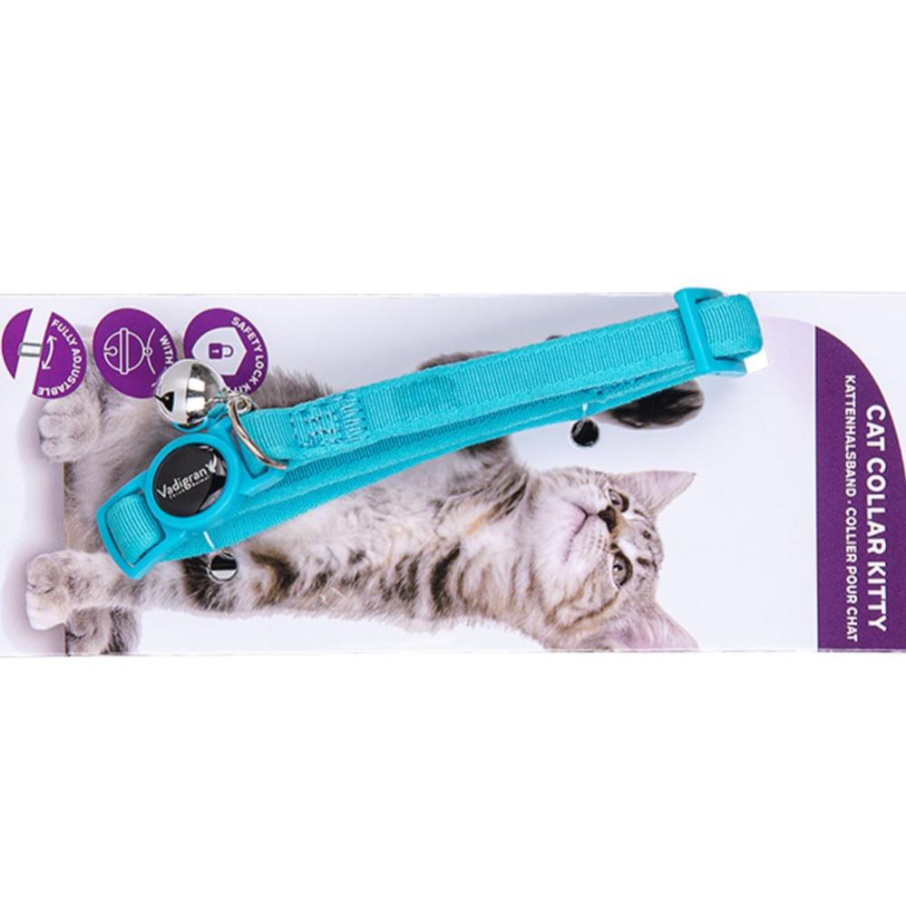 Vadigran -Collier chat FLASHY turquoise. 20-30cm x 10mm. | Leroy Merlin