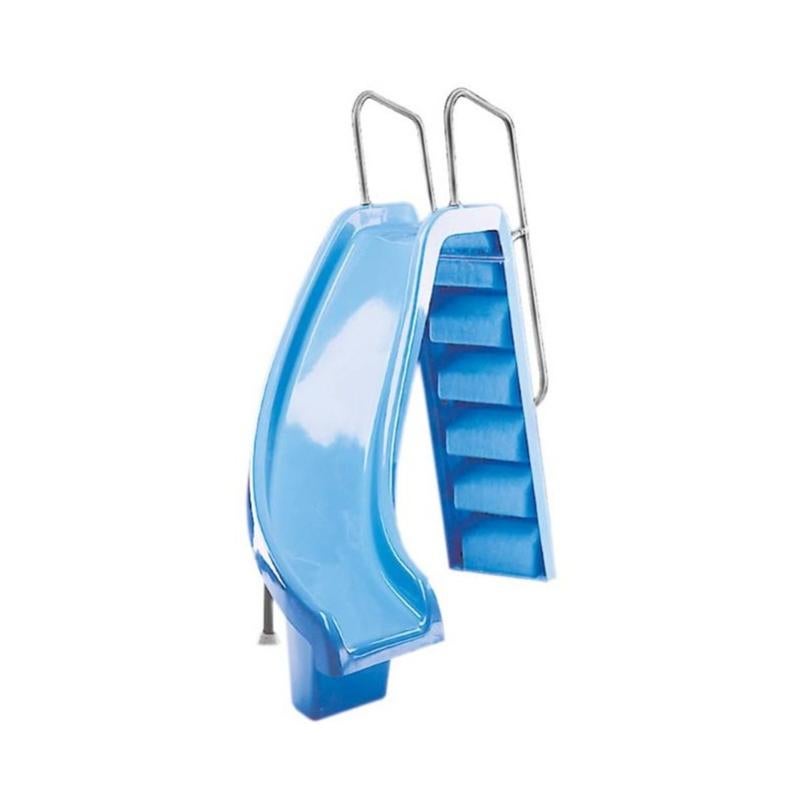 Tobogán para piscina curvado a la derecha de 1,78 m de altura. | Leroy ...