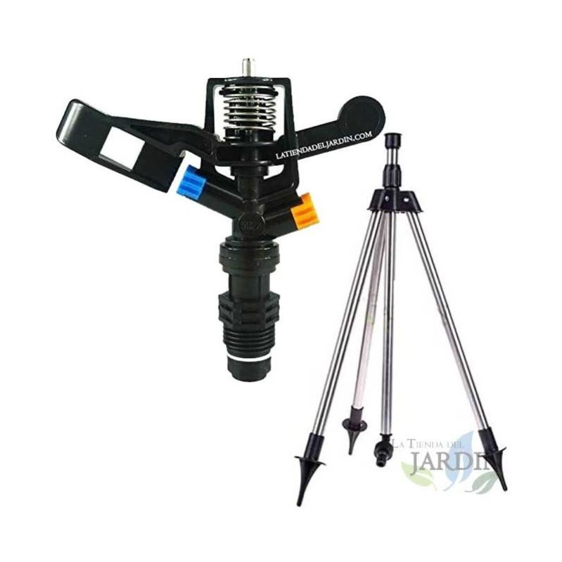 Pack Aspersor agricola circular 360º 7-13 mts. Rosca 1/2". Incluye Tripode porta aspersor ...
