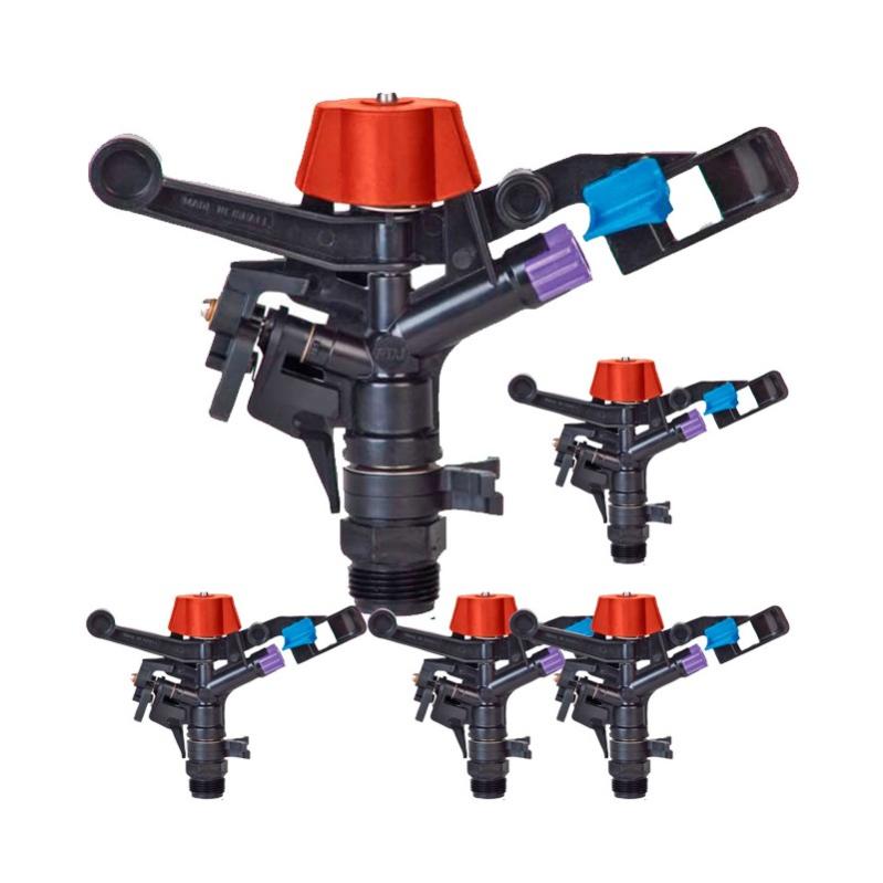 5 x Arroseur 5035SD agricole 3/4\'\' réglable 0-360º. Portée du rayon ...