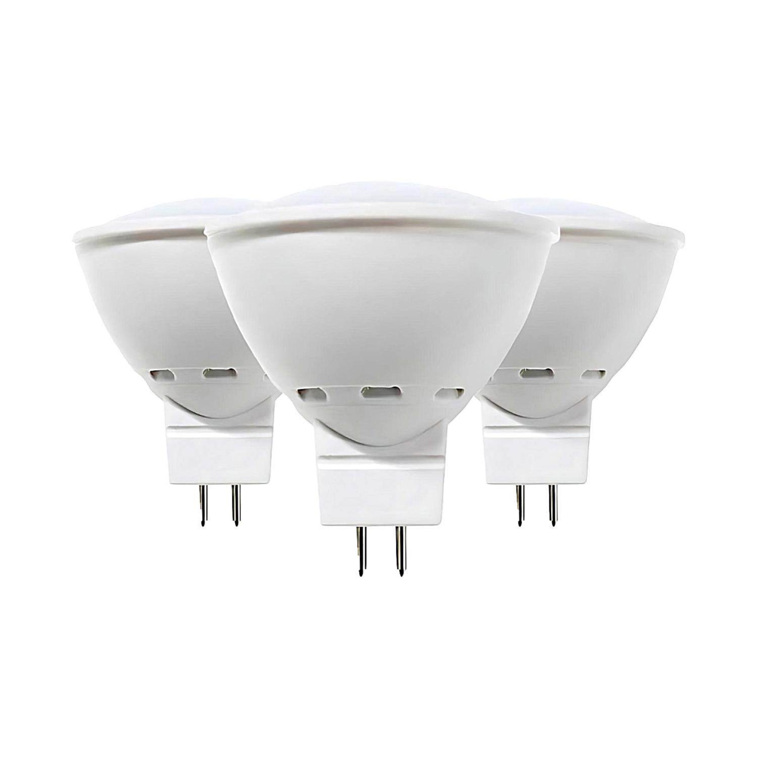 Pack 3 ampoules LED GU5.3 3,5W Equi.25W 240lm 3000K 15000H 7hSevenOn | Leroy Merlin