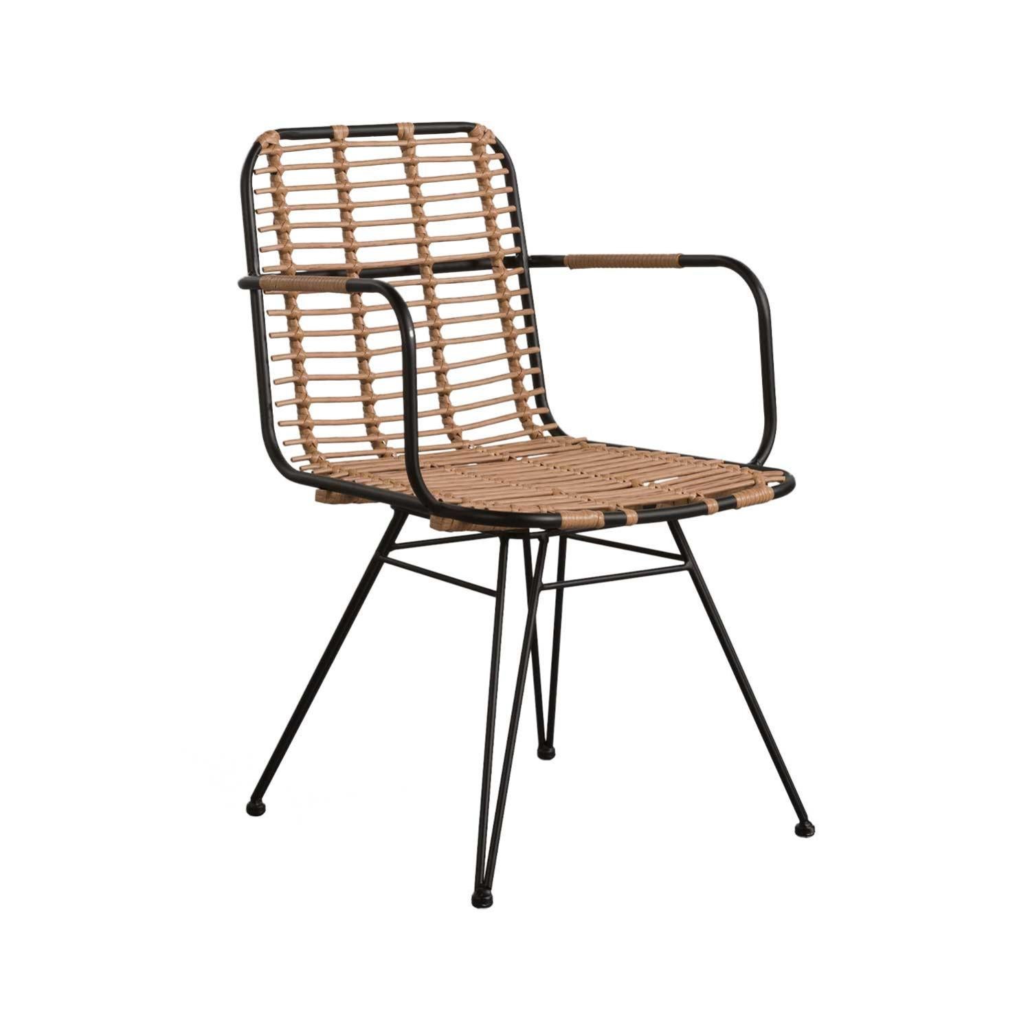 Sedia Lahaina in rattan 55x60x82cm Thinia Home | Leroy Merlin