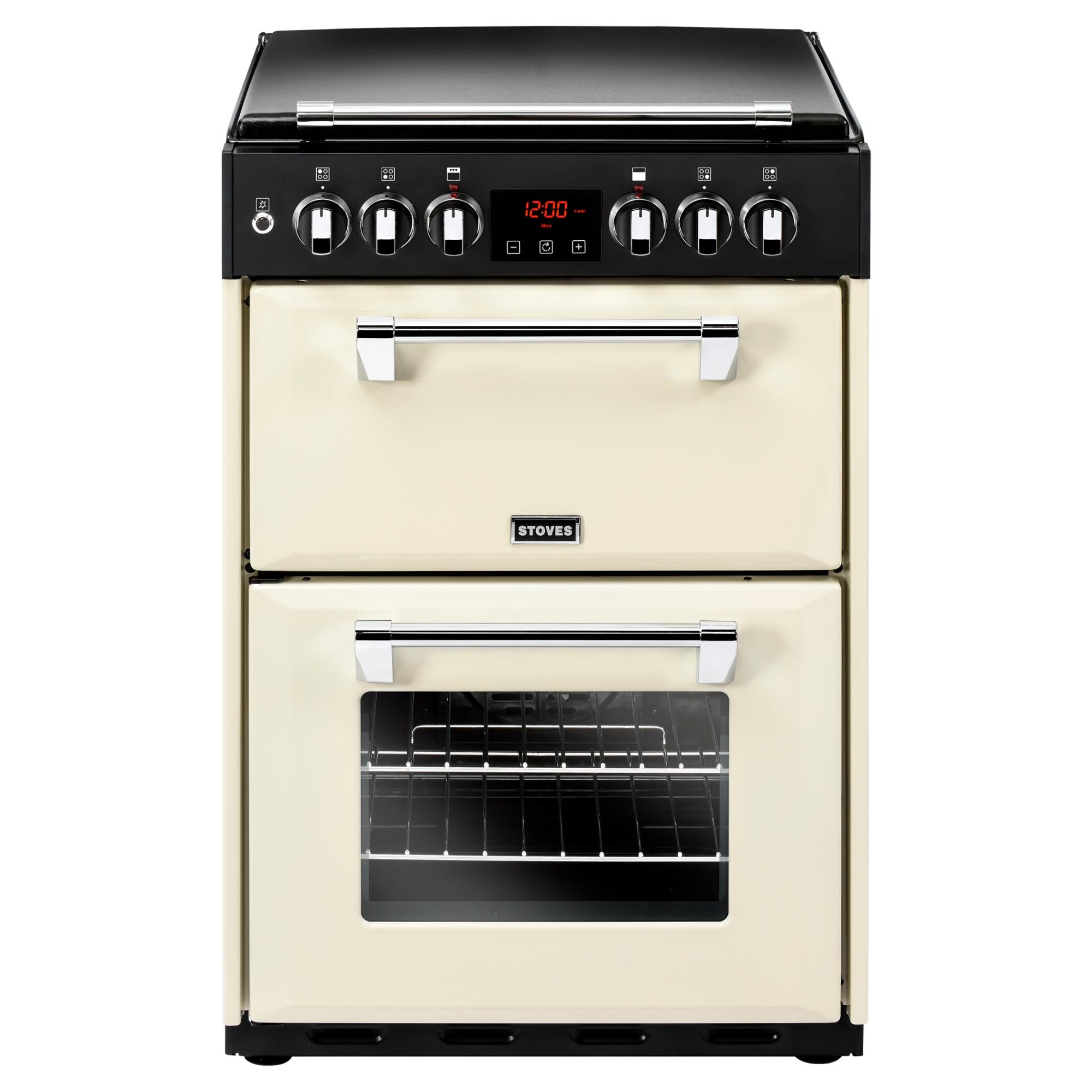 Piano de cuisson mixte 60cm STOVES PRICH60DFCHUK Crème | Leroy Merlin