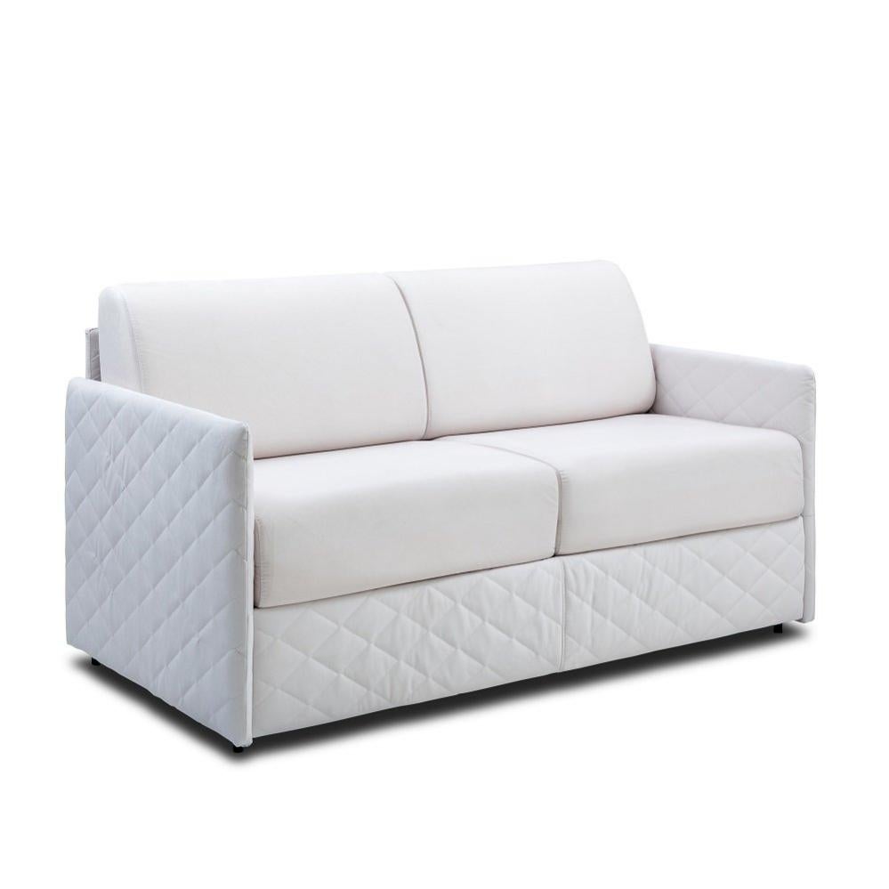 Canapé convertible EXPRESS UTOPIA 160cm matelas memory 20cm finition ...