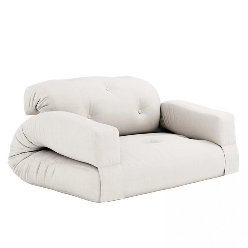 Canapé futon standard convertible HIPPO SOFA couleur naturel | Leroy Merlin
