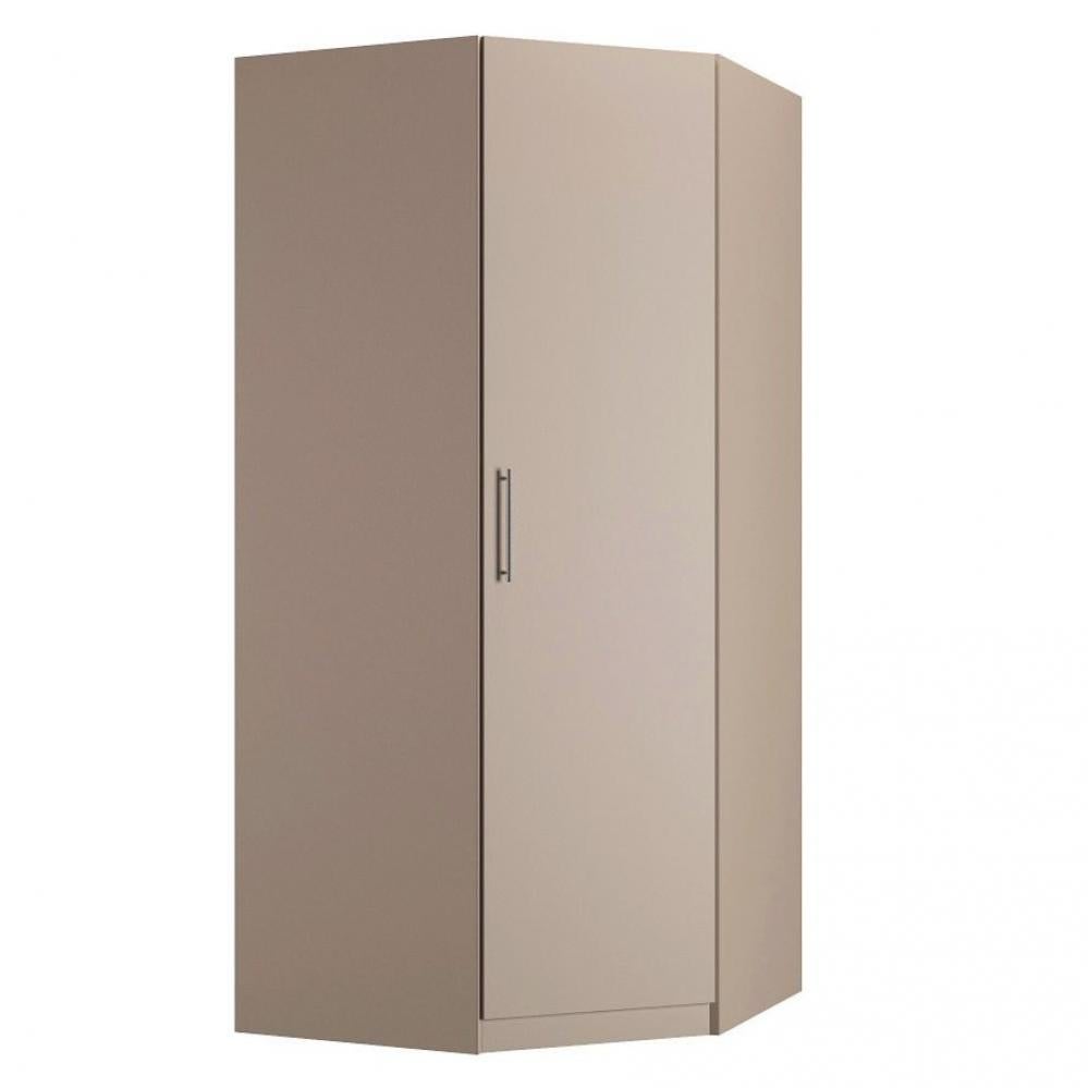 Armoire d'angle 1 porte 100 x 100 cm 1 étagère, 1 tringle penderie ...