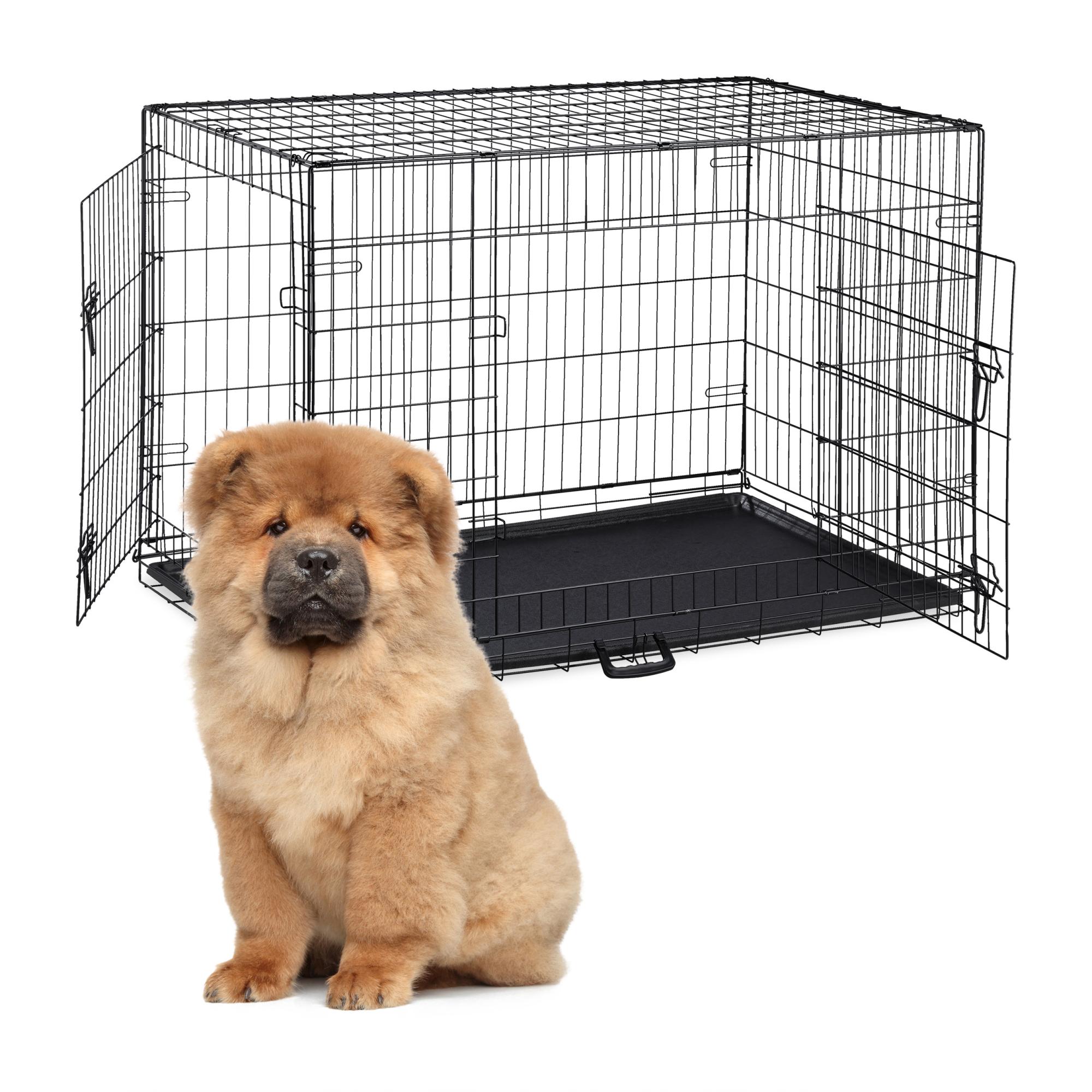 Relaxdays Gabbia per Cani, Kennel da Casa o Auto, Box Pieghevole con ...