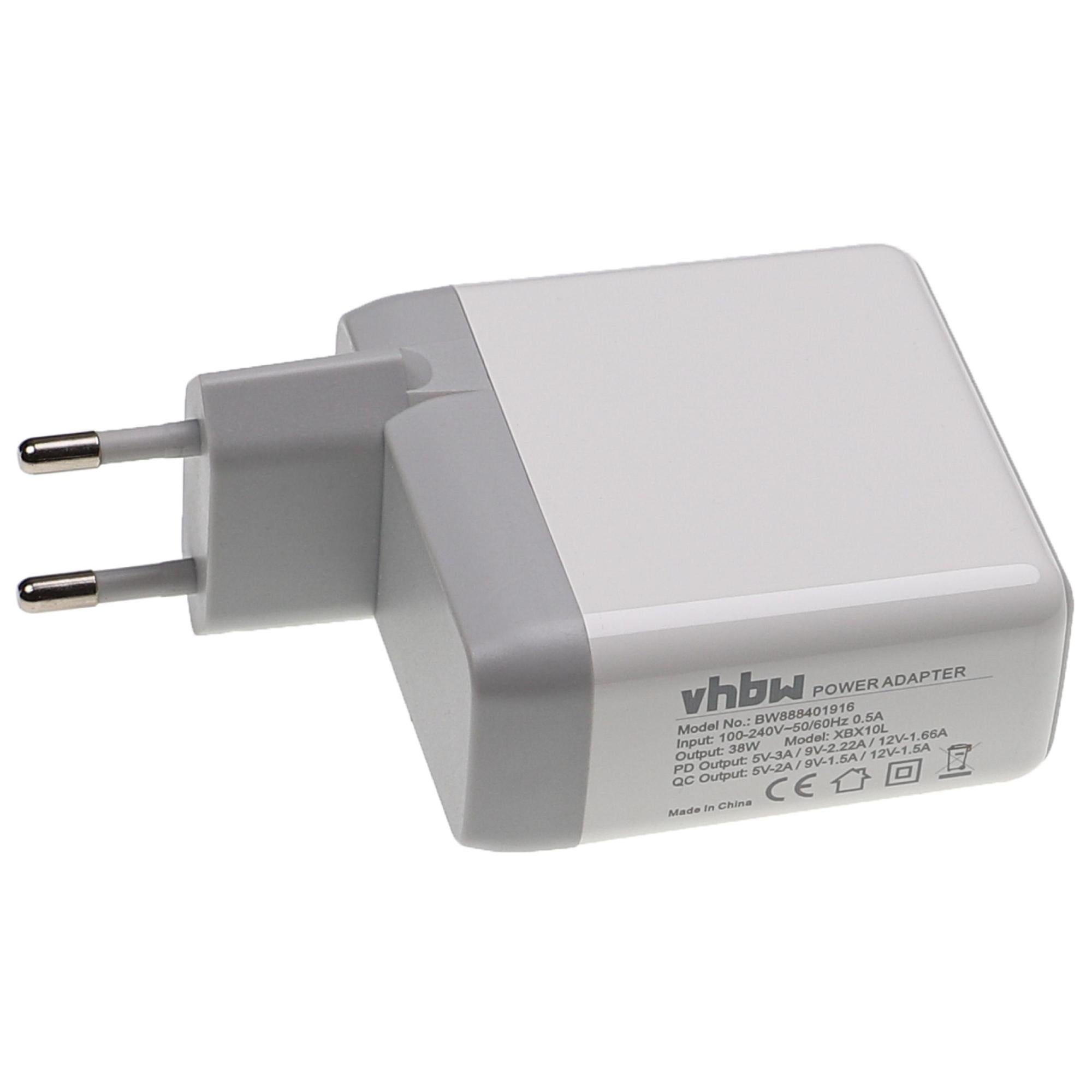 Vhbw Chargeur secteur USB C compatible avec Apple iPad 2017, 2018, 2019 ...