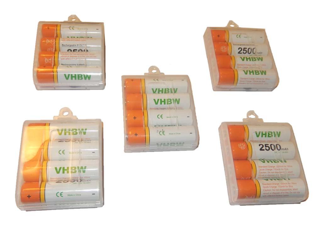 Vhbw 20x Batteries compatible avec Swissphone BOSS 910 MK, 910 V, 920 ...