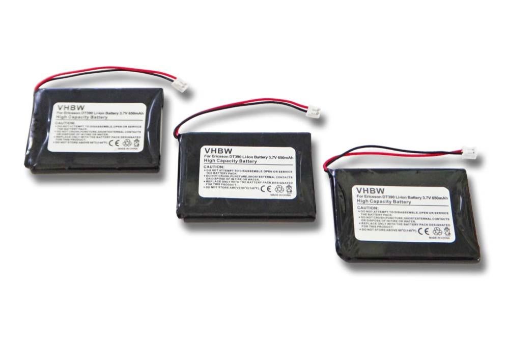 Vhbw 3x Batteries compatible avec Avaya DH6 téléphone fixe sans fil ...