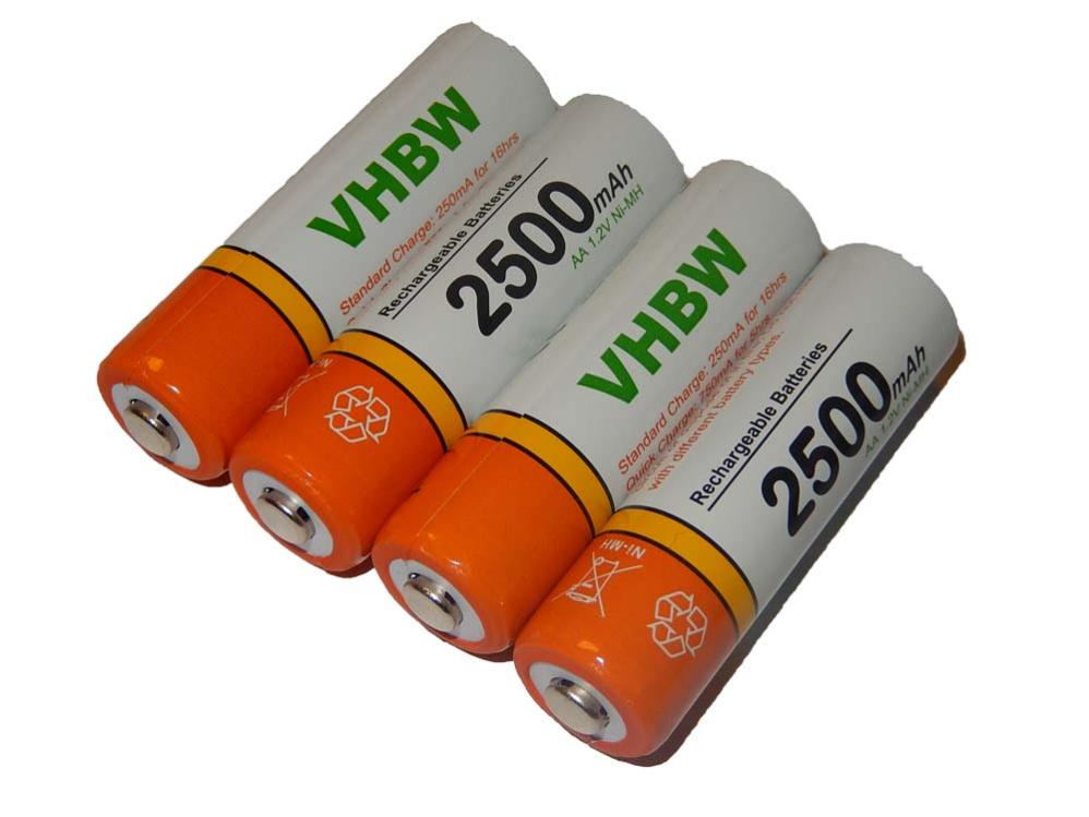 Vhbw 4x Batteries compatible avec Swissphone BOSS 925 MK, 925 V, 935 MK ...