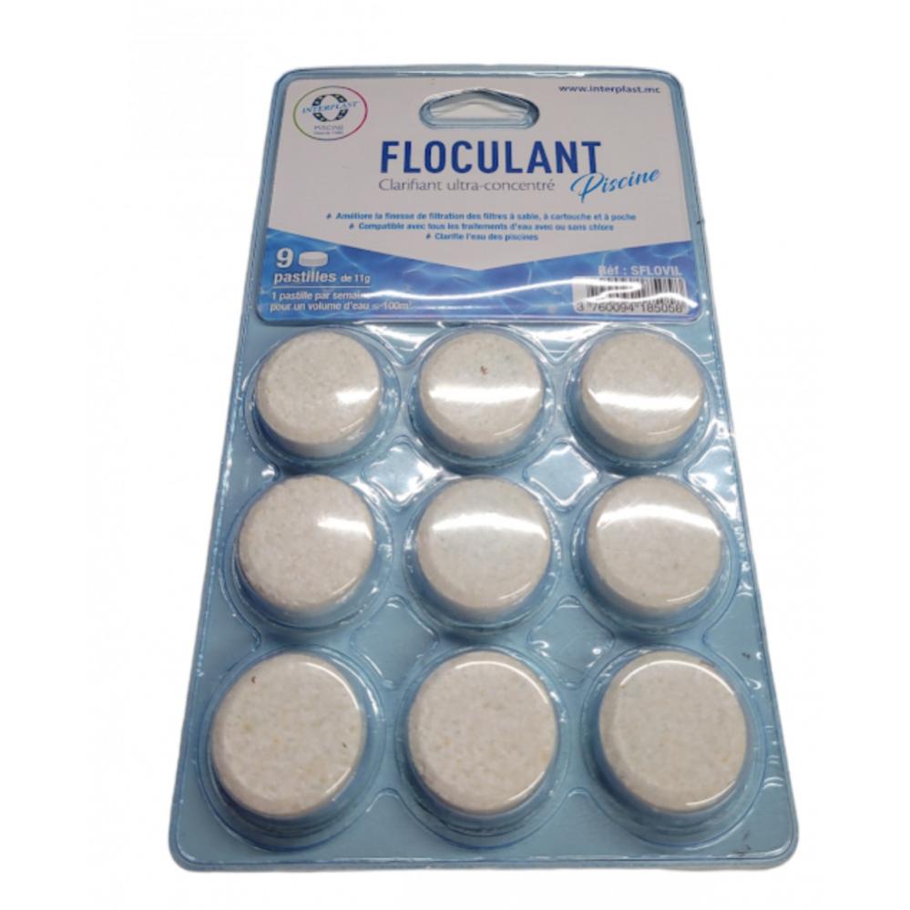 Flovil -Flovil 9 pastilles - floculant clarifiant piscine | Leroy Merlin