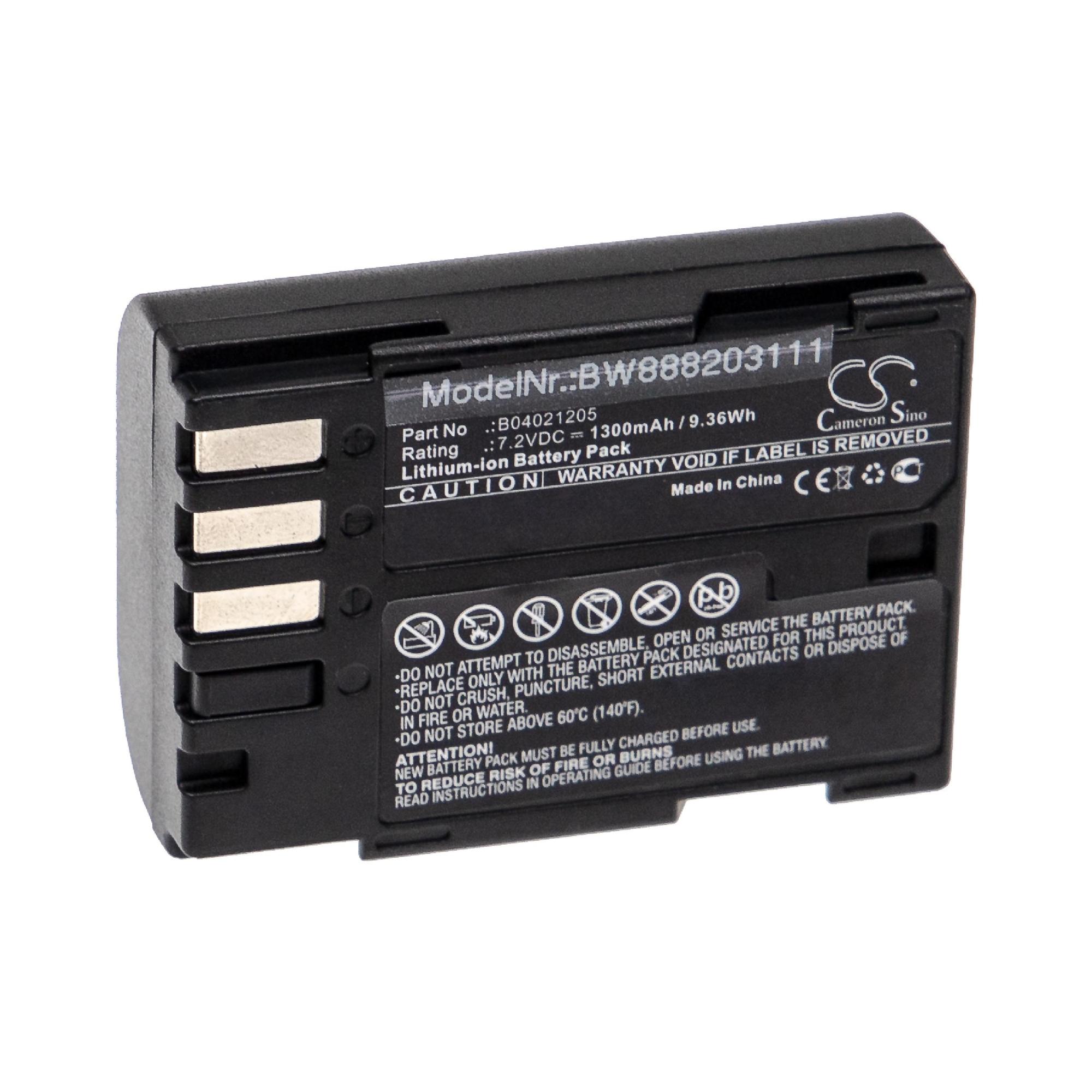 Vhbw Batterie remplacement pour Siemens B04021205 pour appareil médical (1300mAh, 7,2V, Li-ion ...