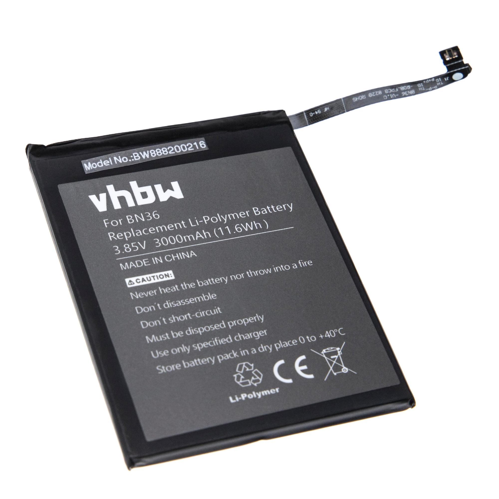 Vhbw Batterie compatible avec Xiaomi Mi 6X, 6X Dual SIM, 6X Dual SIM TD ...