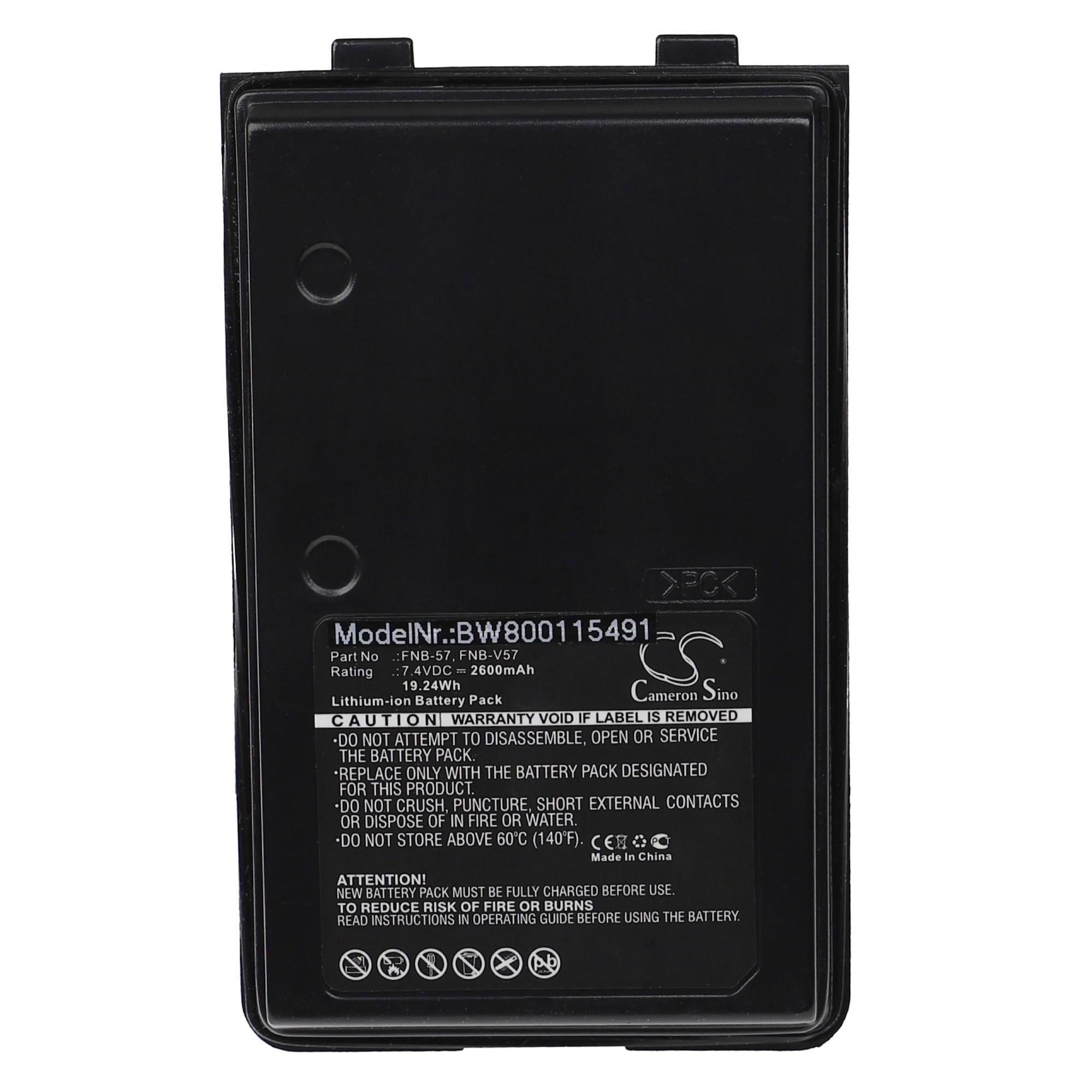 Vhbw batteria compatibile con Yaesu / Vertex VXA-220 Pro VI, VXA-300 ...