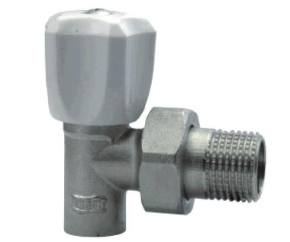 Valvola per radiatore saldata ad angolo da 15 mm x 1/2 pollici maschio ...