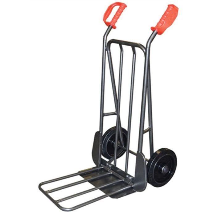 Diable acier bavettes fixe et repliable 300kg roues gonflables ...