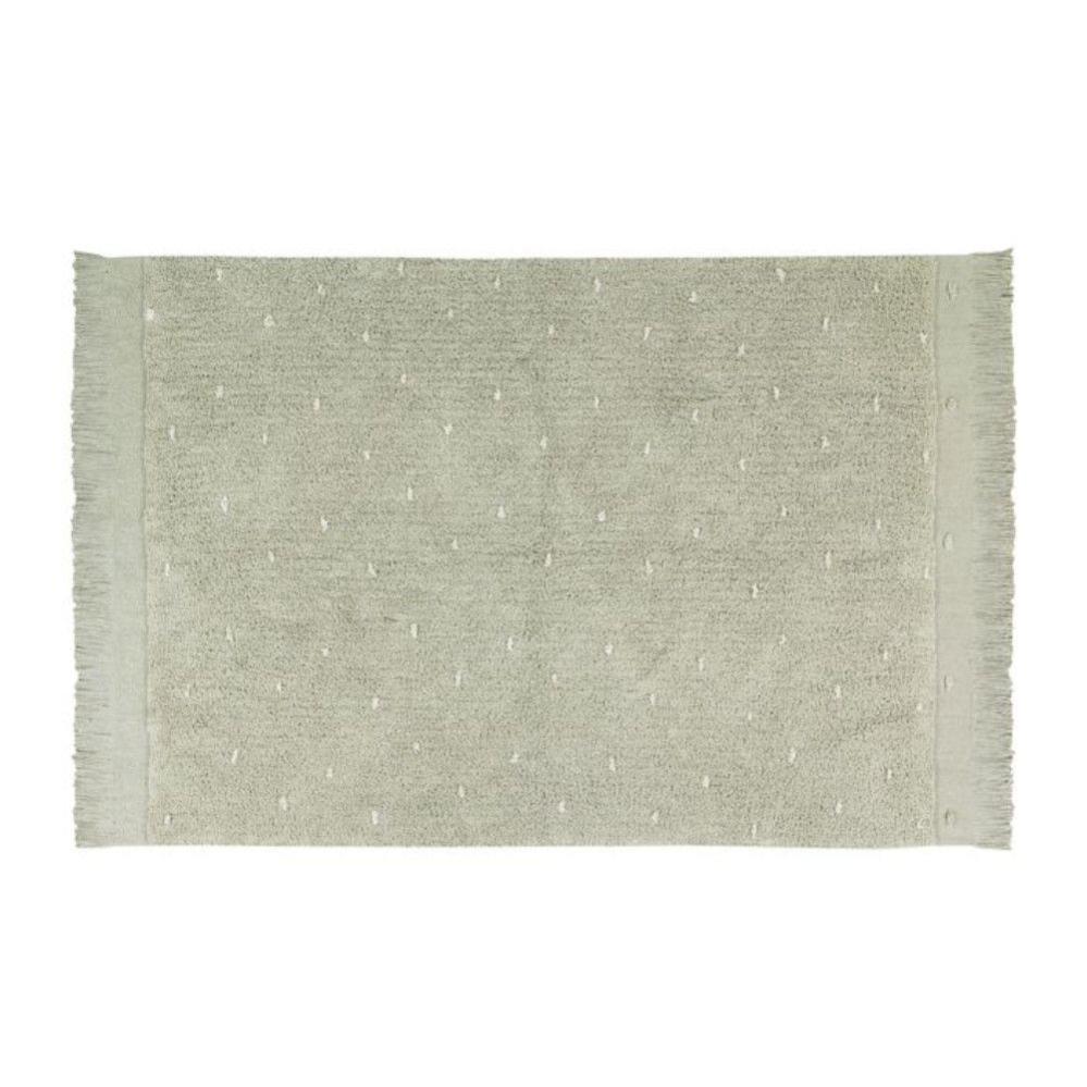 Tapetto in cotone Sinfonia di boschi oliva - 140 x 200 cm | Leroy Merlin