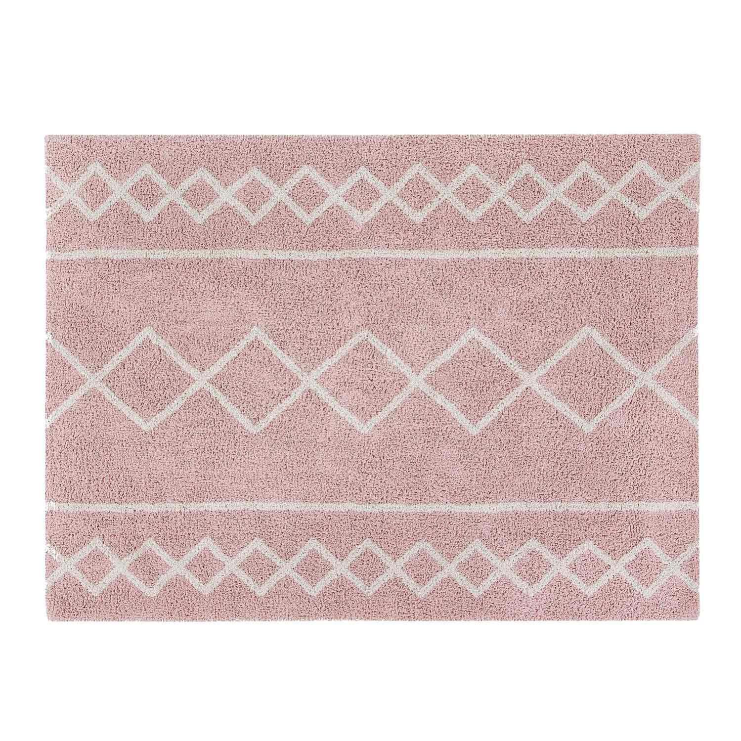 Tapetto in cotone Oasis Vintage nude - Natural - 120 x 160 cm | Leroy ...