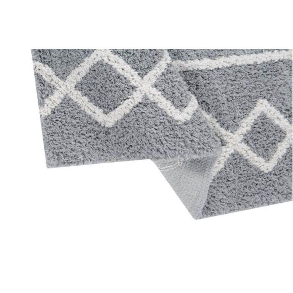 Tapetto in cotone Oasis naturale grigio - 120 x 160 cm | Leroy Merlin