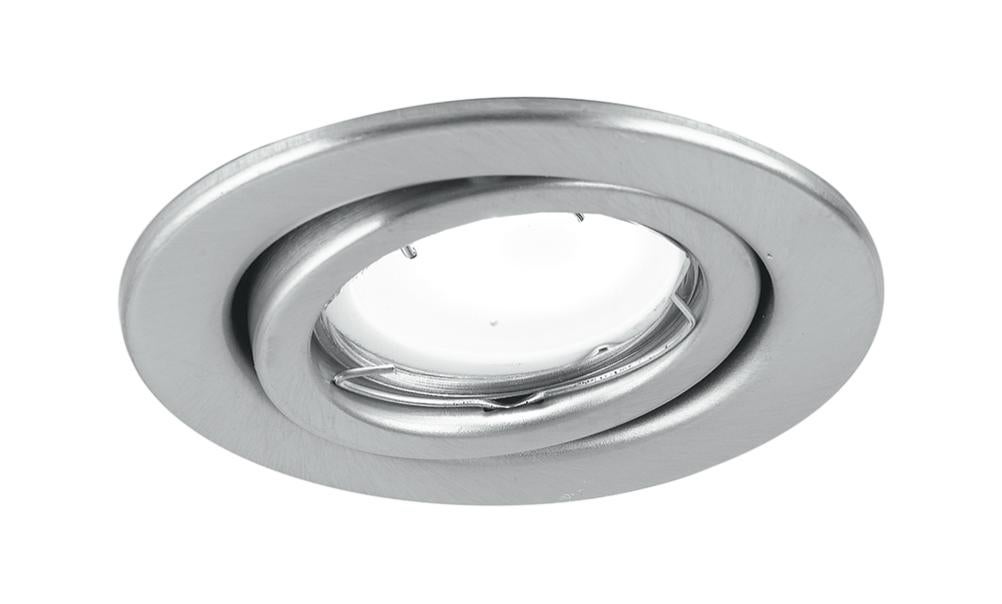 Empotrable orientable MATRIX de metal niquel con bombilla GU LED ...