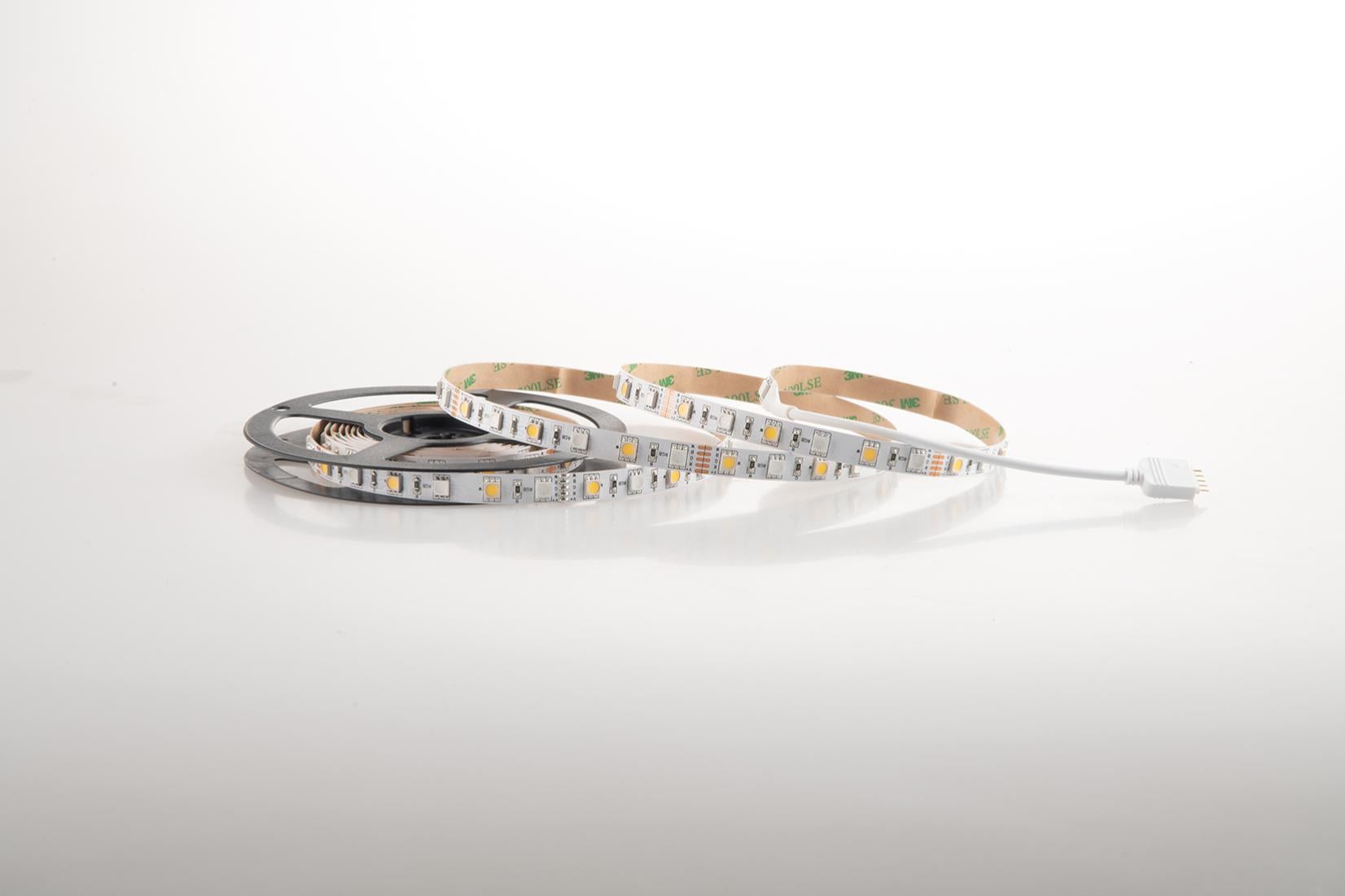 Kit striscia 60 LED 5050 36W RGB + 4000K (luce naturale) con funzione ...