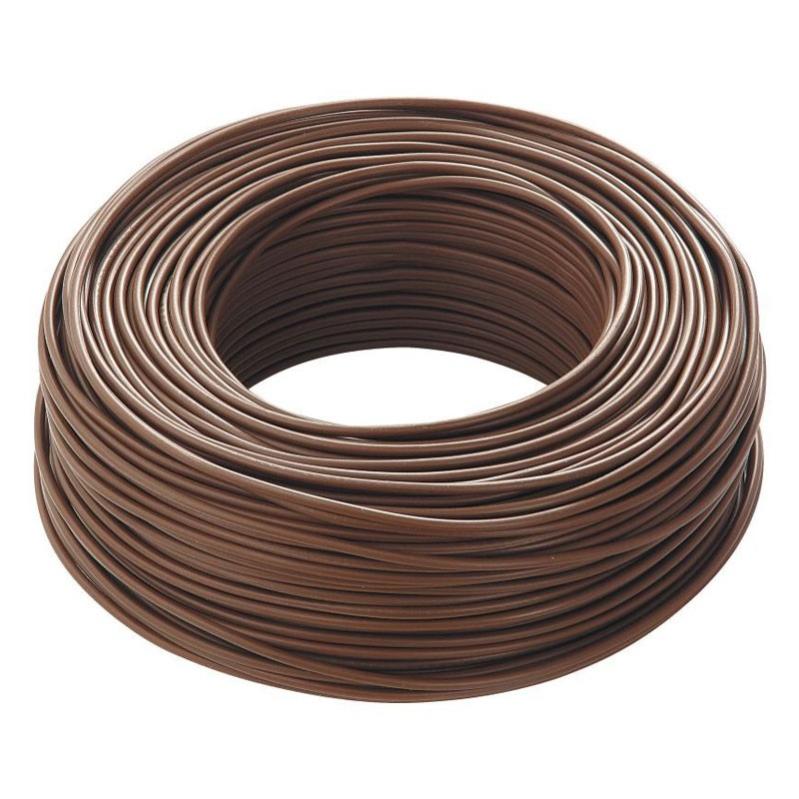 Câble Cordon Unipolaire 16mmq Marron 1mt | Leroy Merlin